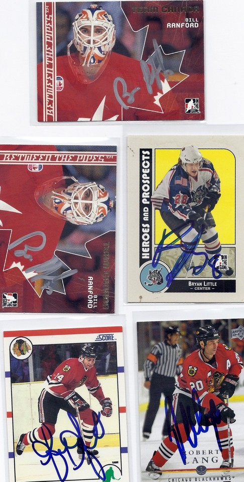 2011 ITG BTP #165 Greg Millen St Louis / Chicago Black Hawks Signed ...