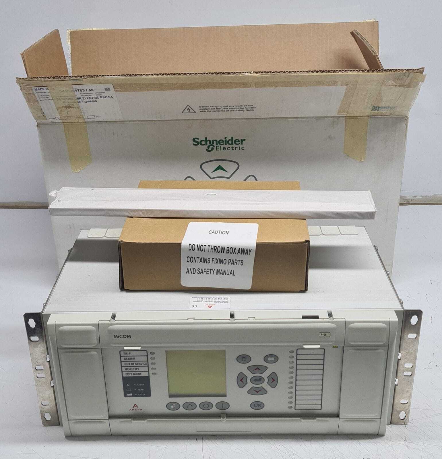 SCHNEIDER / AREVA MICOM ALSTOM P139 GENERATOR DISTANCE PROTECTION RELAY ...