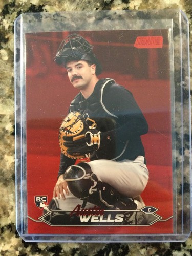 2024 Topps Stadium Club Austin Wells Rookie Red parallel New York ...