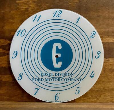 14-3/8" Ford Edsel Round Replacement Clock Face Pam Clock FREE SHIP NOT ...