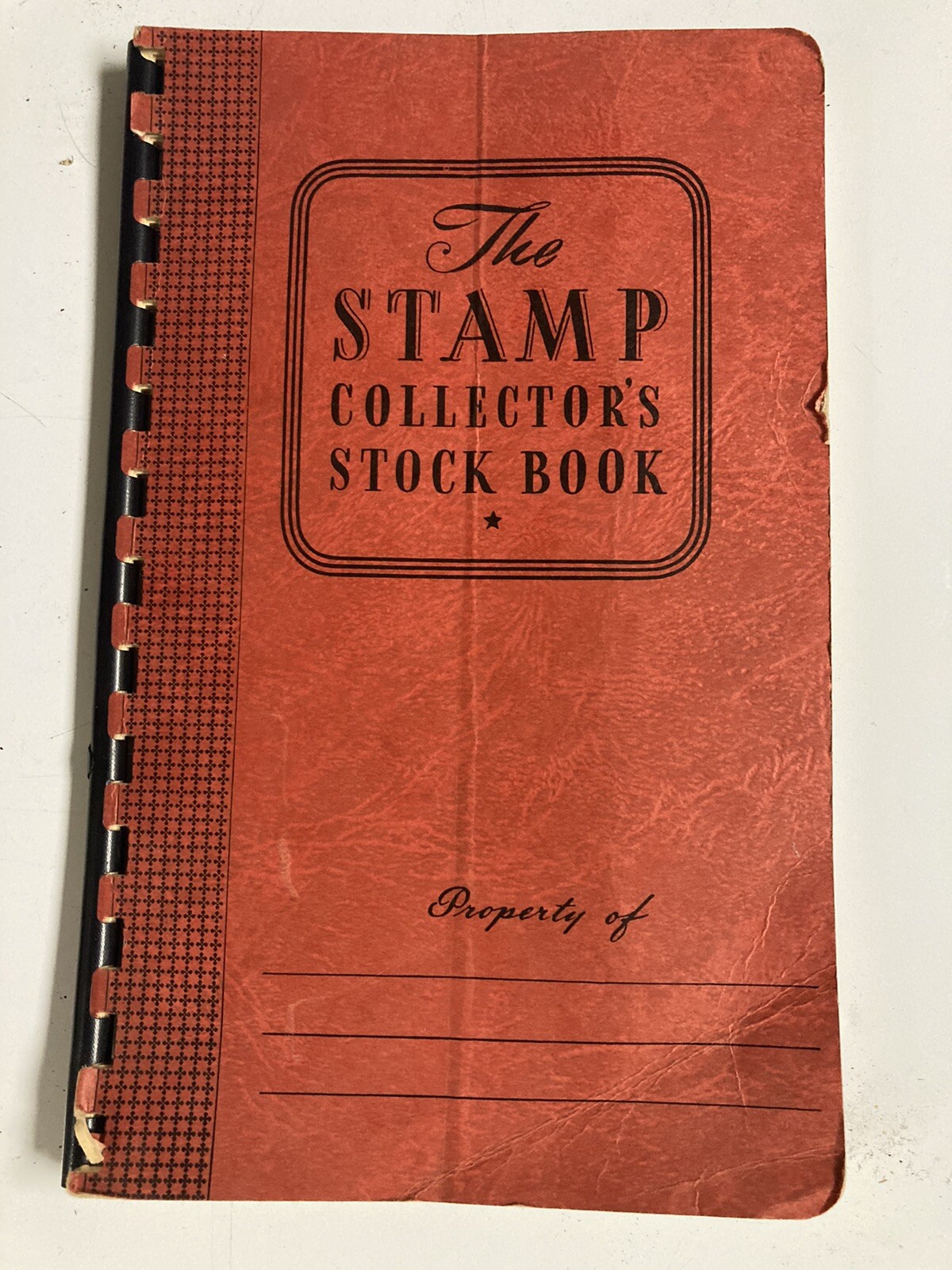 THE STAMP COLLECTORS STOCK BOOK with STAMPS - LIBERTY , TWO CENTS ...