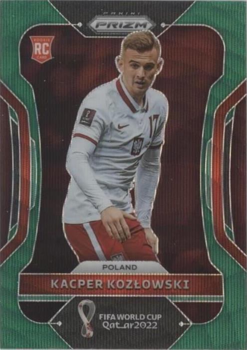 2022 Panini Prizm World Cup Qatar - Kacper Kozlowski #167 Green Wave ...