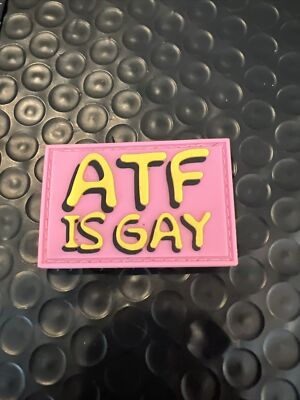 Dirty Kid Co ATF Is Gay PVC Simpsons Patch Whitephos Supdef Fog | eBay