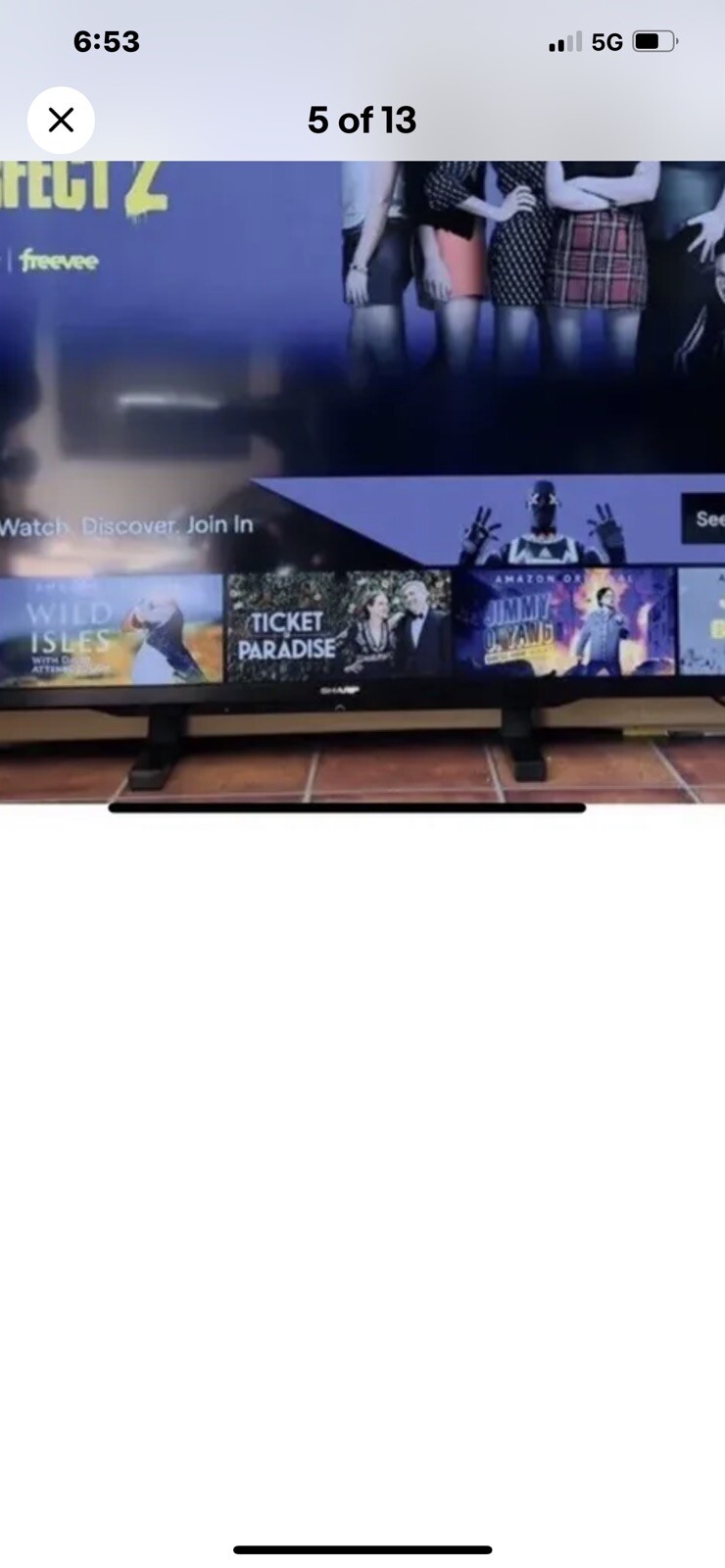 #H22 COMPATIBLE SHARP TV STAND LC80LE633U LC80LE642U LC-80LE650U LC ...