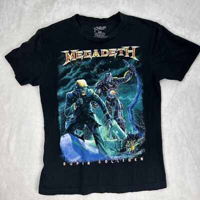 Megadeth Super Collider 2013 Shirt Tour Concert Medium Mens Black Metal ...