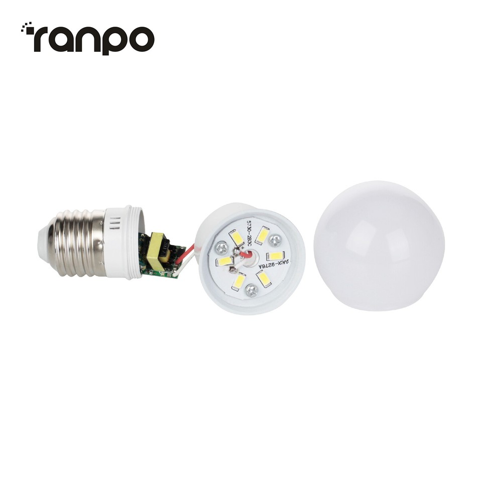 Dimmable Led Globe Light Bulbs 2700K Warm White Bulb Bedroom Lamps 3W ...