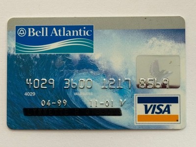 Bell Atlantic Credit Card ️Chase Manhattan Bank USA ️Ocean Wave ️2001 ...