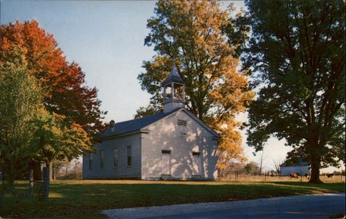 Mount Pleasant Methodist Church Greensburg Indiana vintage postcard ...