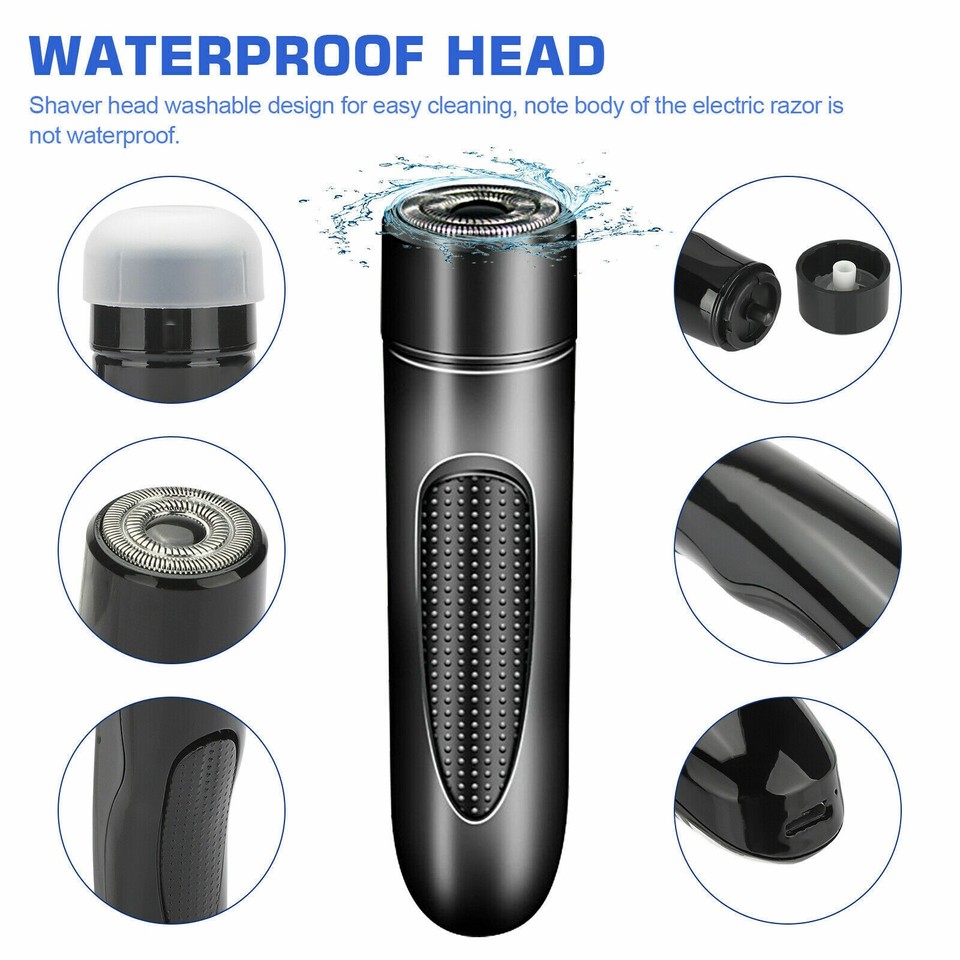 Men's Electric Shaver Rechargeable Razor Beard Trimmer Hair face ...