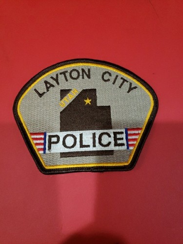 Brown Layton City Police State Utah UT | eBay