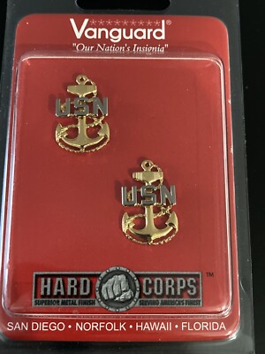 VANGUARD US Navy Chief Petty Officer Pins E-7 Clutch NEW | eBay Australia
