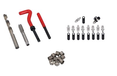 M10 x 1.0mm thread repair kit/helicoil set damaged thread caliper ...