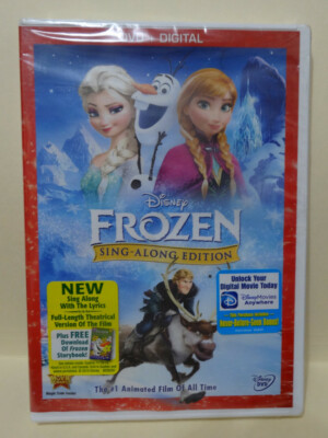 Disney Frozen Sing Along Edition DVD Movie PG Rated Disney 2019 Sealed ...