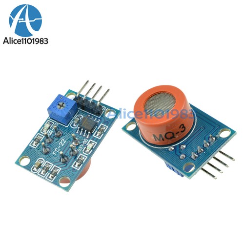 2PCS MQ3 MQ-3 Alcohol Sensor Module Breath Gas Detector Ethanol ...