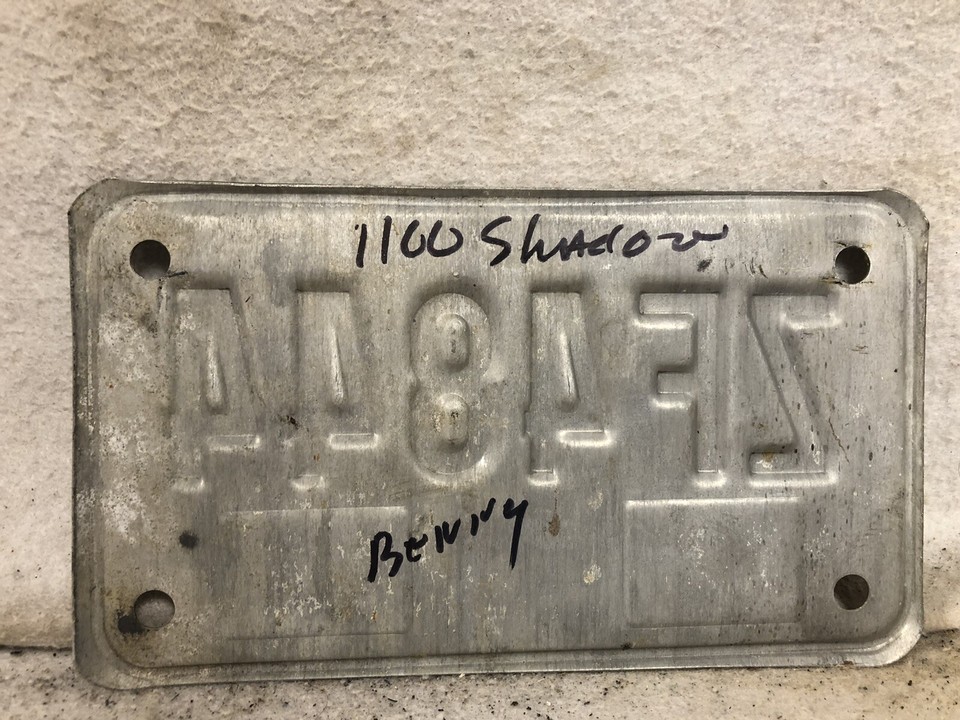 2011 Tennessee Motorcycle License Plate | eBay