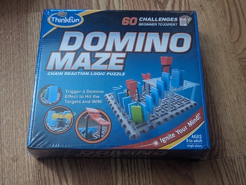 SEALED ThinkFun Domino Maze: Chain Reaction Logic Puzzle Game (STEM ...