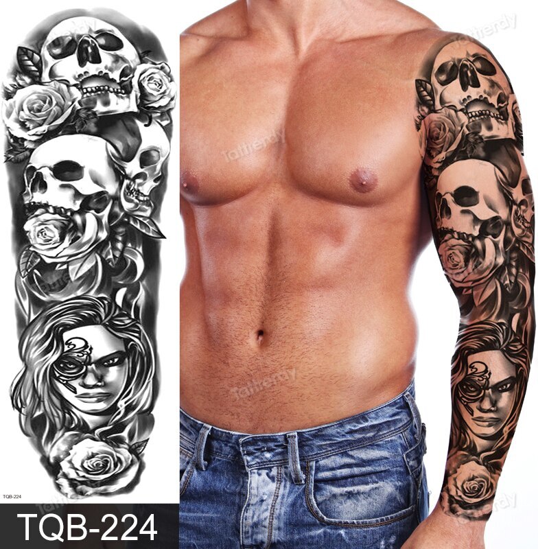 Skull Sleeve Tattoos