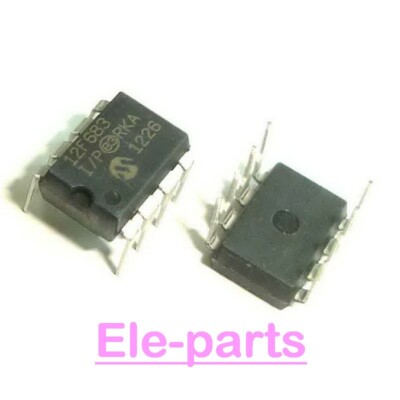 5 PCS PIC12F683-I/P DIP-8 12F683-I/P 8-Bit CMOS Microcontrollers Chip ...