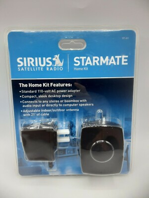 Sirius ST-H1 STH1R Starmate Satellite Radio Home Kit Factory Sealed | eBay