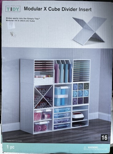 Simply Tidy Modular X Cube Divider Insert (1 Insert). #98143. NIB | eBay