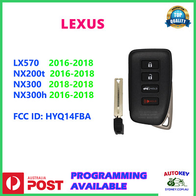 LEXUS SMART KEY SUIT LX570 NX200t NX300H NX300 2013 2014 2015 2016 2017 ...