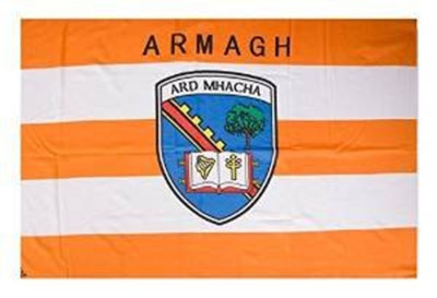 Armagh Official GAA Crest County Flag 152cm x 91cm (5foot x3 foot ...