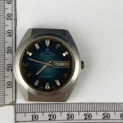 Anglo Swiss watch Co Automatic Bluebird 21 Jewels Day-Date Watch For ...