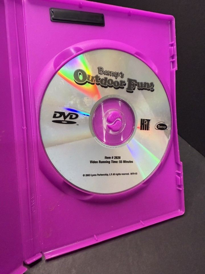 Barney DVD Lot of 2 Outdoor Fun & Ready Set Play Kids Children’s | eBay