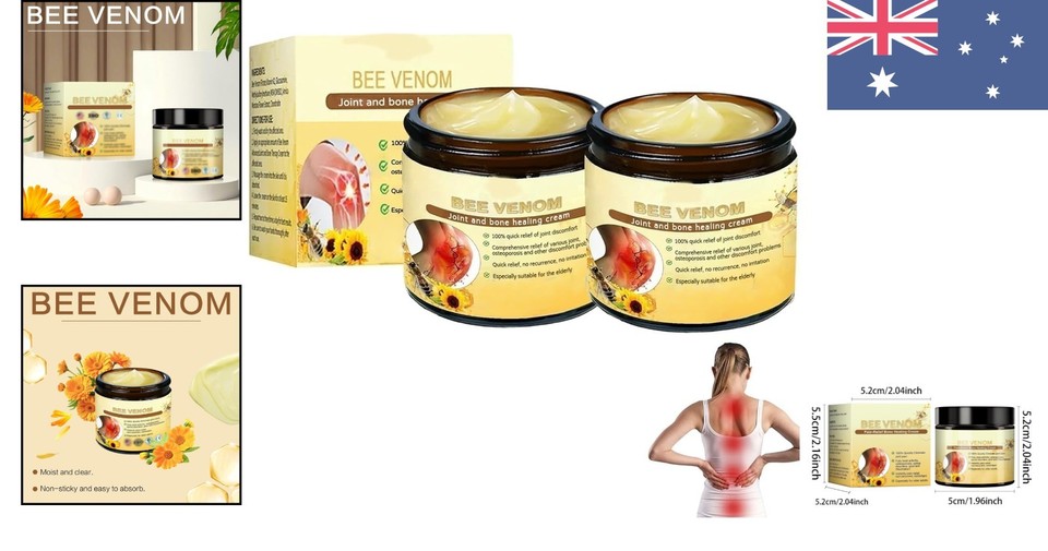 Advanced 2PC Cream Set for Back, Neck, and Joint Relief – Moisturizing ...