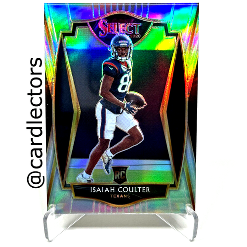 2020 Panini Select ISAIAH COULTER #198 RC Premier Level Silver PRIZM ...