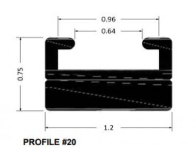 SPI SLIDE PROFILE 20 BLACK 56" | eBay