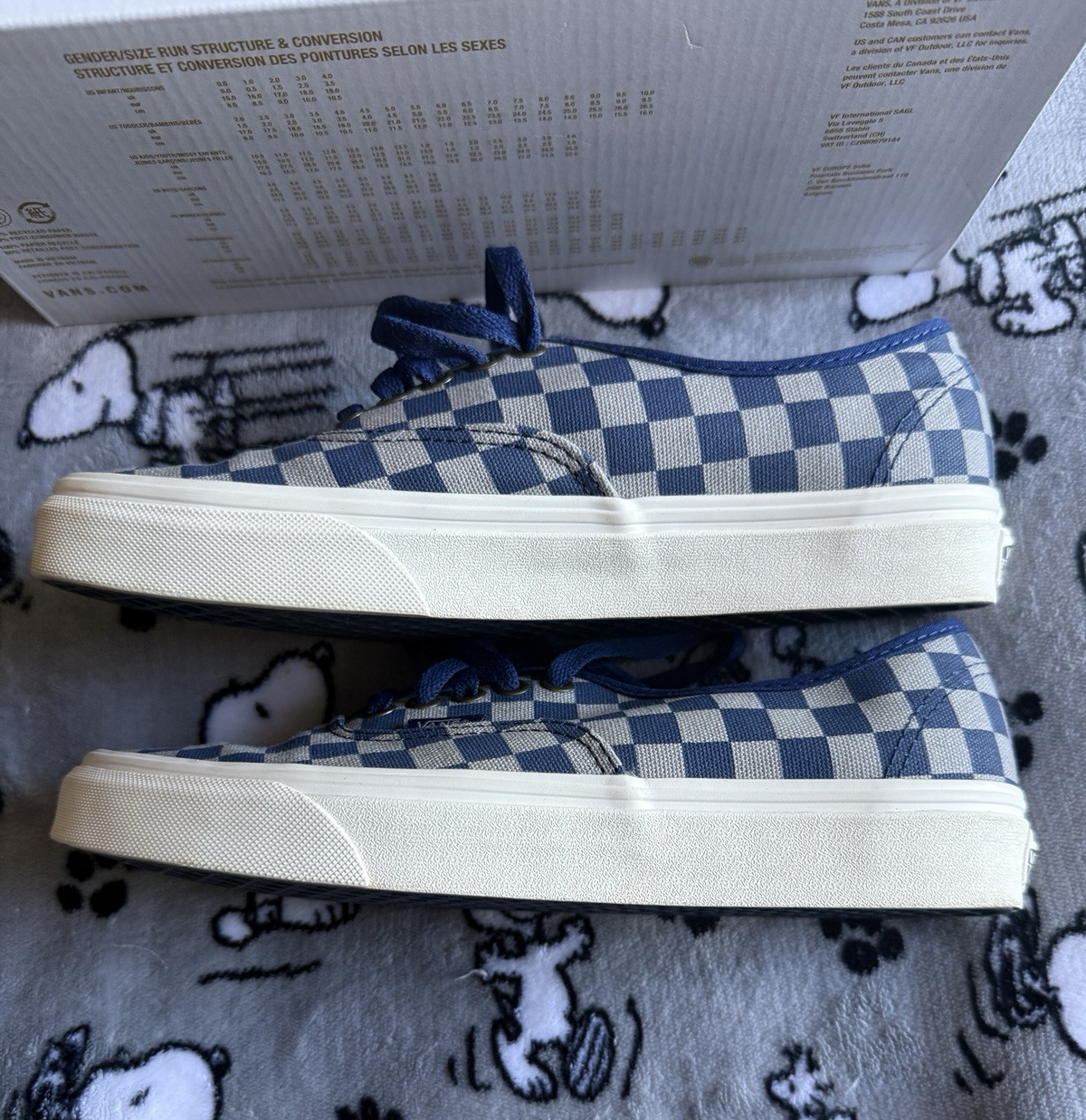 Womens Vans Ravenclaw Harry Potter Blue Checkerboard Sneakers Shoes ...