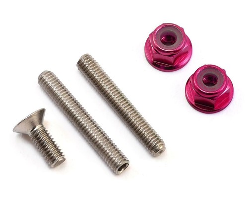 175RC "Ti-Look" Lower Arm Stud Kit (Pink) [175-10198] | eBay