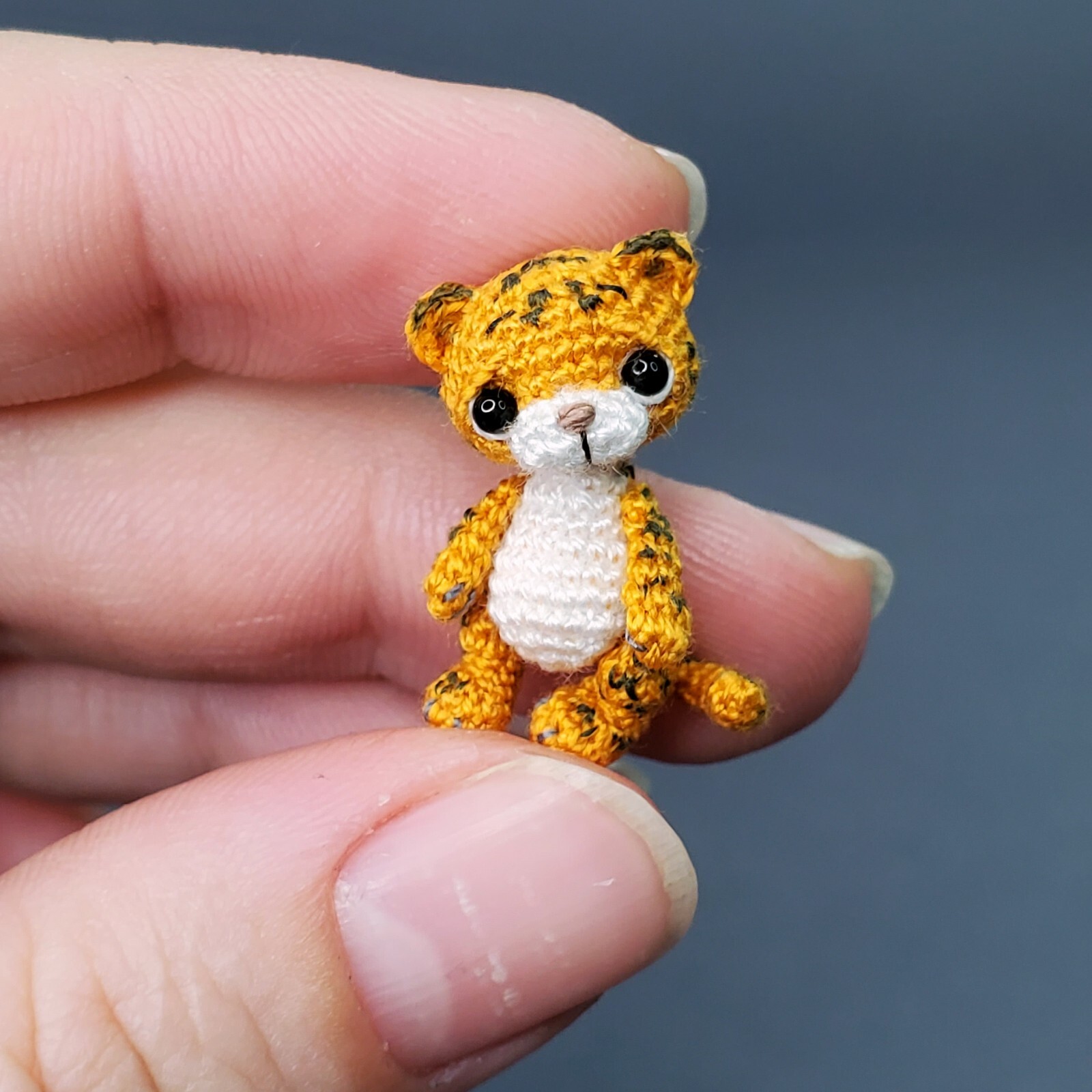 Custom extremely micro Tiger. Doll pet. Dollhouse miniature ...