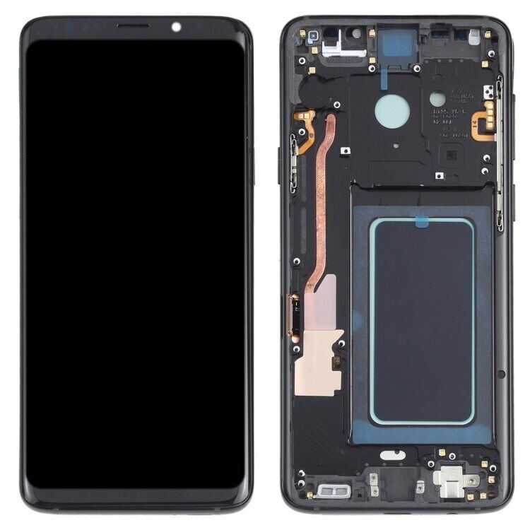 Samsung GH97-21691D Schermo Assemblaggio con Cornice per Galaxy S9 ...