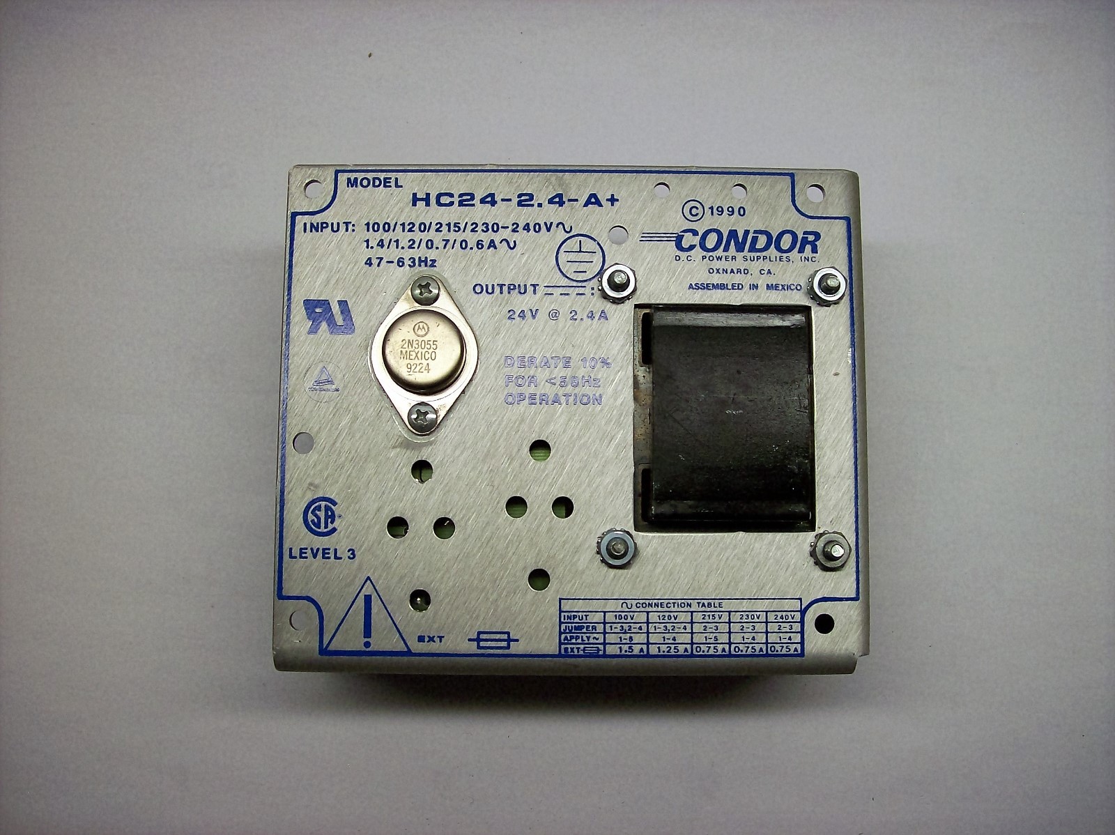 Condor HC24-2.4-A+ 24 V / 58 W AC / DC Converter | eBay