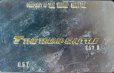 Trump Shuttle Airline Ticket Validation Plate | eBay