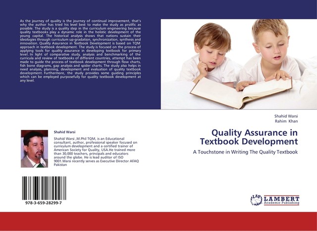 Quality Assurance in Textbook Development von Shahid Warsi (2012 ...