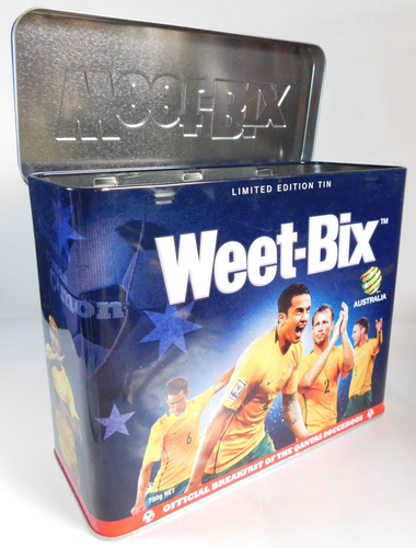 Weet-Bix Australia Qantas Socceroos Limited Edition Tin Weetbix Hinged ...