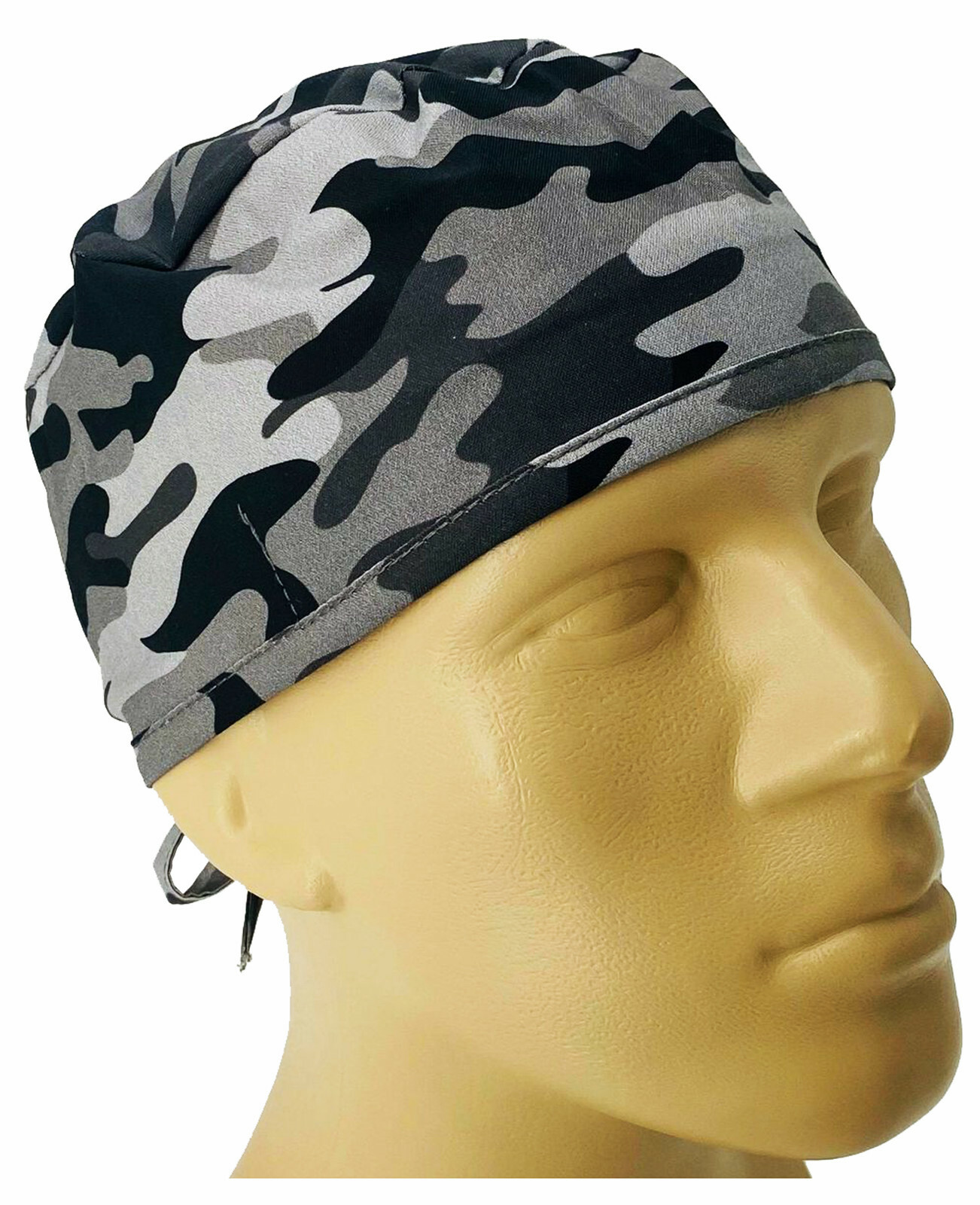 Scrub Cap Nurse Scrubs Hat Nursing Doctor Surgical Vet Black Camouflage ...