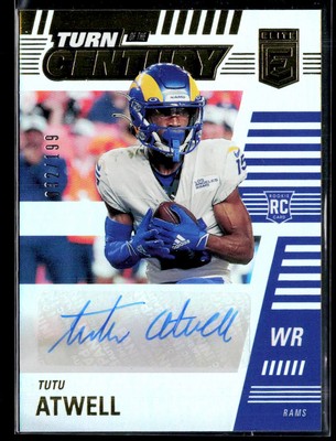 2021 Panini Chronicles #TOC-TAT Tutu Atwell Turn of the Century ...
