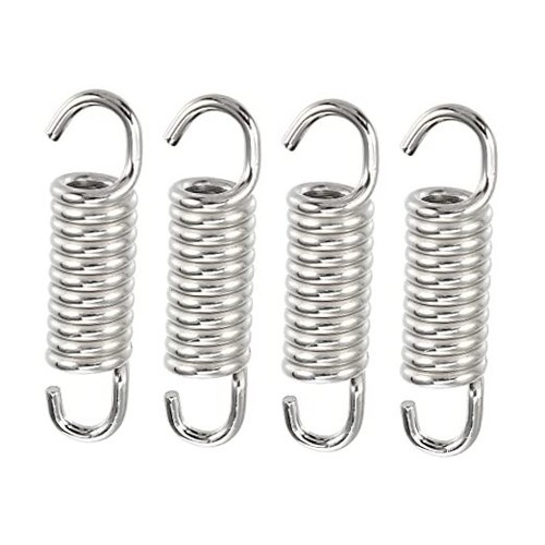 4 Pcs 43mm 1.69" Motorcycle Muffler Exhaust Pipe Spring Universal ...