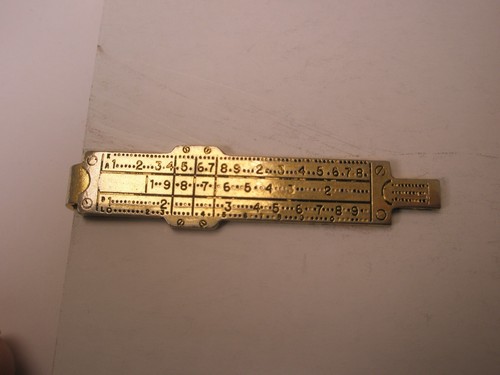 Slide Rule Engineer Tools Vintage Tie Bar Clip | eBay