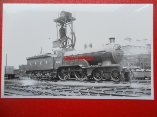 PHOTO LNER EX GNR IVATT CLASS D2 4-4-0 LOCO NO 4327 BR 62156 | eBay