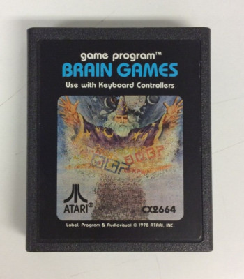 Brain Games (Atari 2600, 1978) Authentic Cartridge Only | eBay