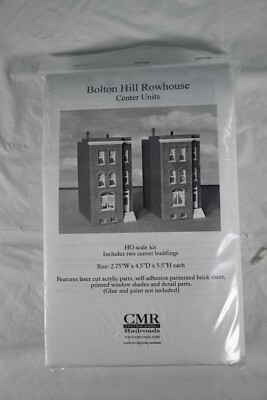 CMR Custom Model Railroads Bolton Hill Rowhouse Center Units HO Scale ...