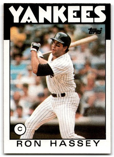 1986 Topps Ron Hassey New York Yankees #157 | eBay