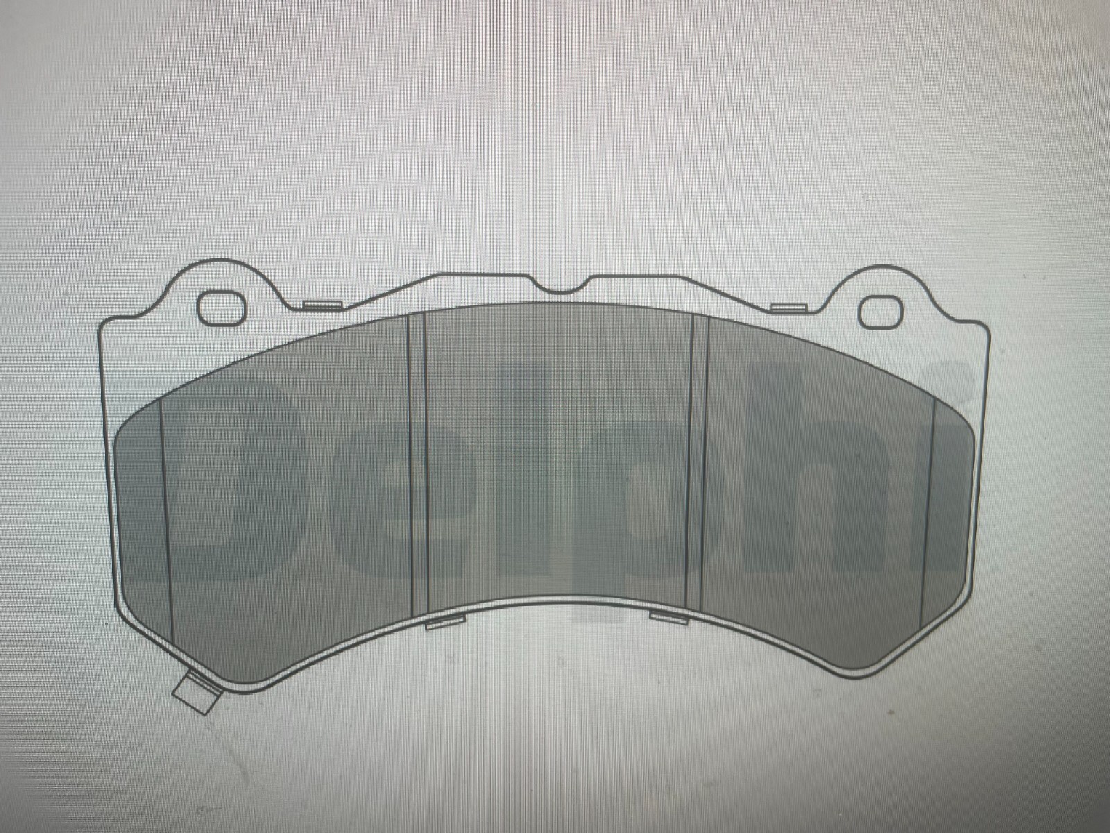 Delphi OEM F Brake Pads For Dodge Challenger Charger Durango Jeep Grand ...