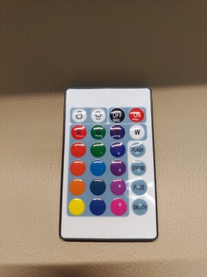 Unbranded 24-Key / Button RGBW Multi-Color LED Light Replacement Remote ...