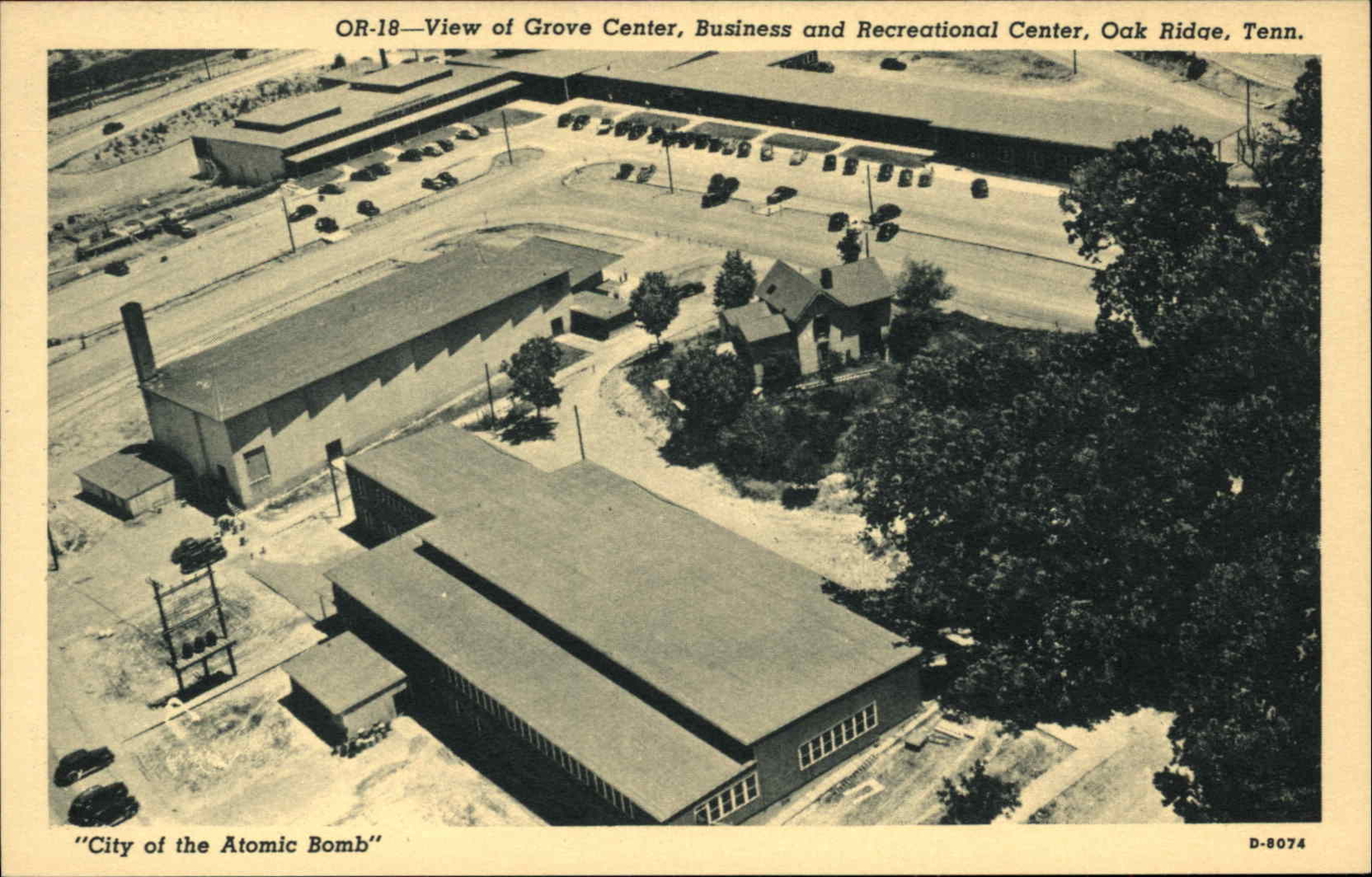 Oak Ridge Tennessee TN WWII Grove Center City of Atomic Bomb Vintage ...